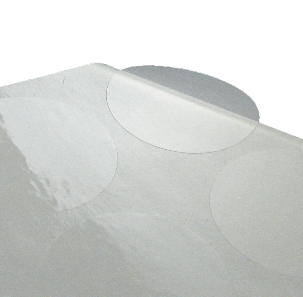 3/4 inch Clear Round Stickers (100/pack) – Wildcat Wholesale